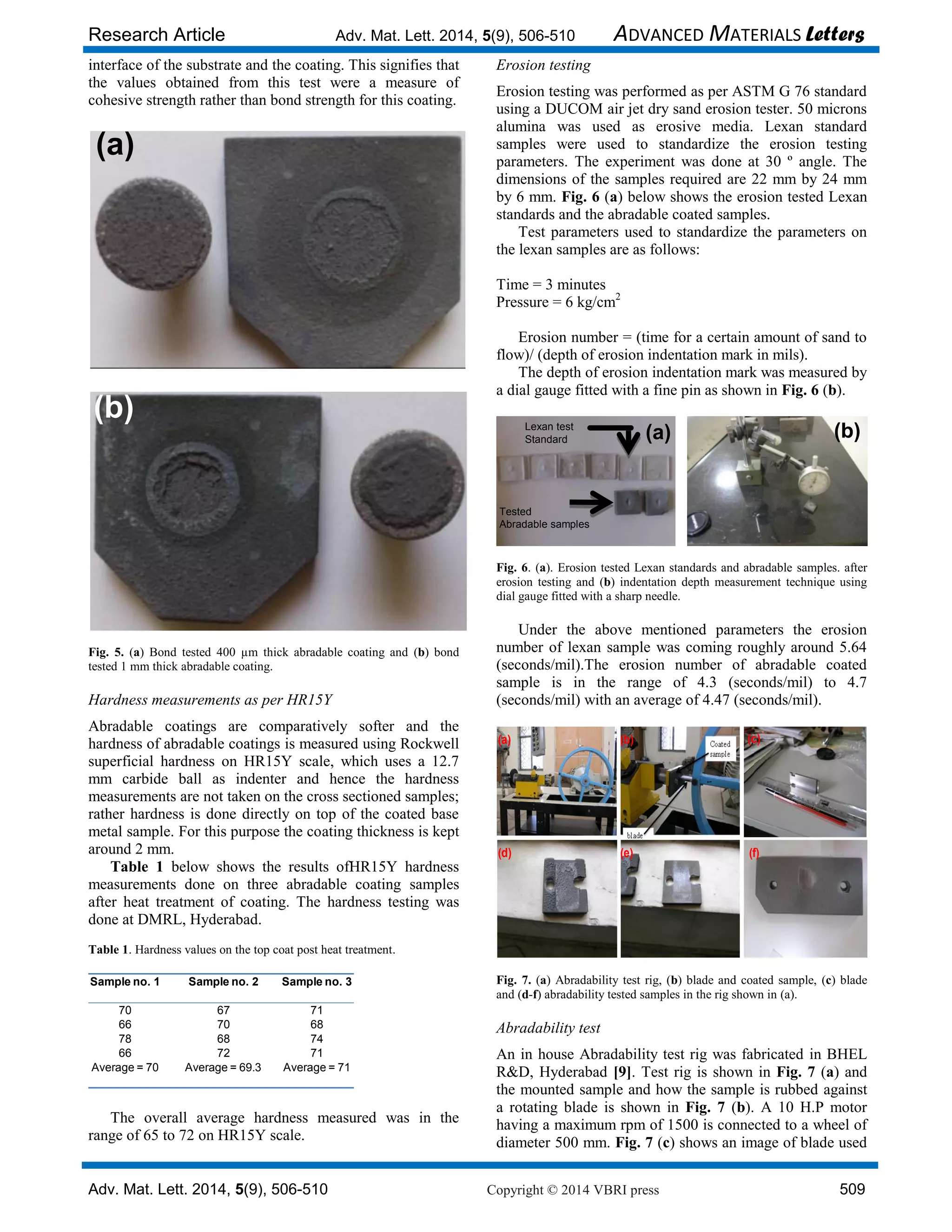 Abradable coatings paper | PDF