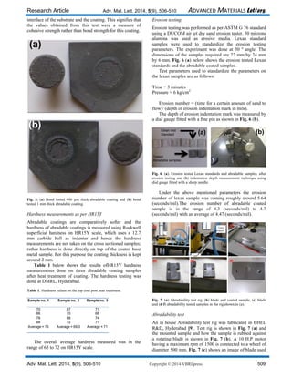Abradable coatings paper | PDF