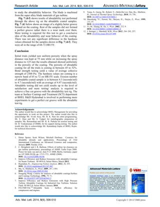 Abradable coatings paper | PDF
