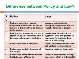 Lecture 1 Understanding Of Environmental Policy Pptx