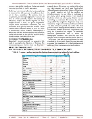 A Comparative Study to Assess the Satisfaction of Online vs Offline ...