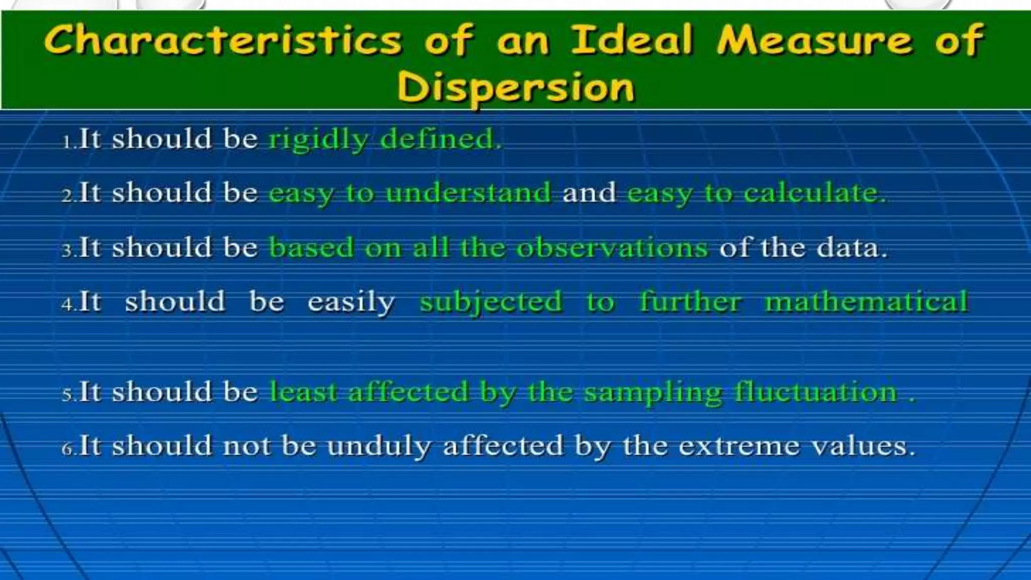 Measures Of Dispersion Range Quartile Deviation Mean Deviation Ppt