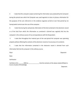 65 b certificate format | PDF