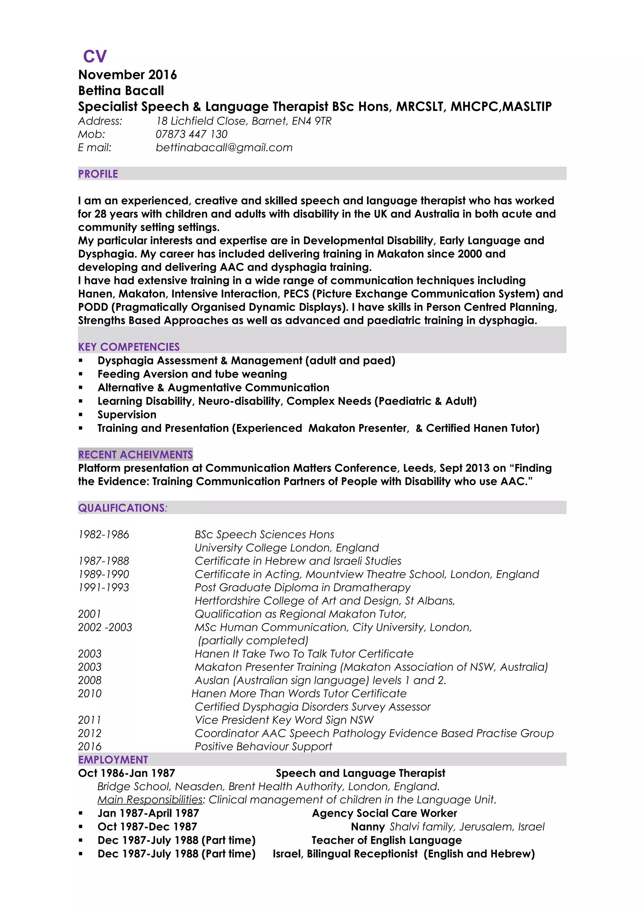 CV Nov 2016 | DOC