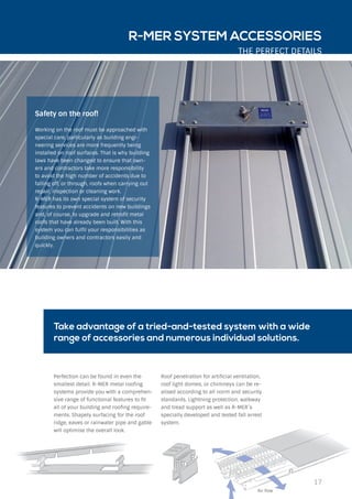 R-MER Metal Roofing Systems - System at a glance | PDF