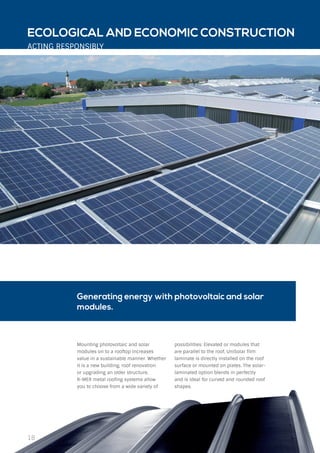 R-MER Metal Roofing Systems - System at a glance | PDF