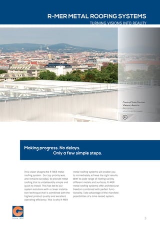 R-MER Metal Roofing Systems - System at a glance | PDF