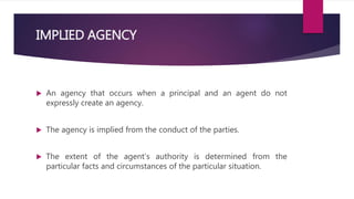 Contract of Agency | PPTX