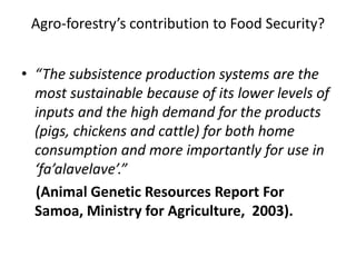 Agroforestry and Trade 2 | PPTX