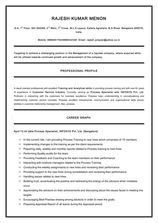 Rajesh_Resume | PDF