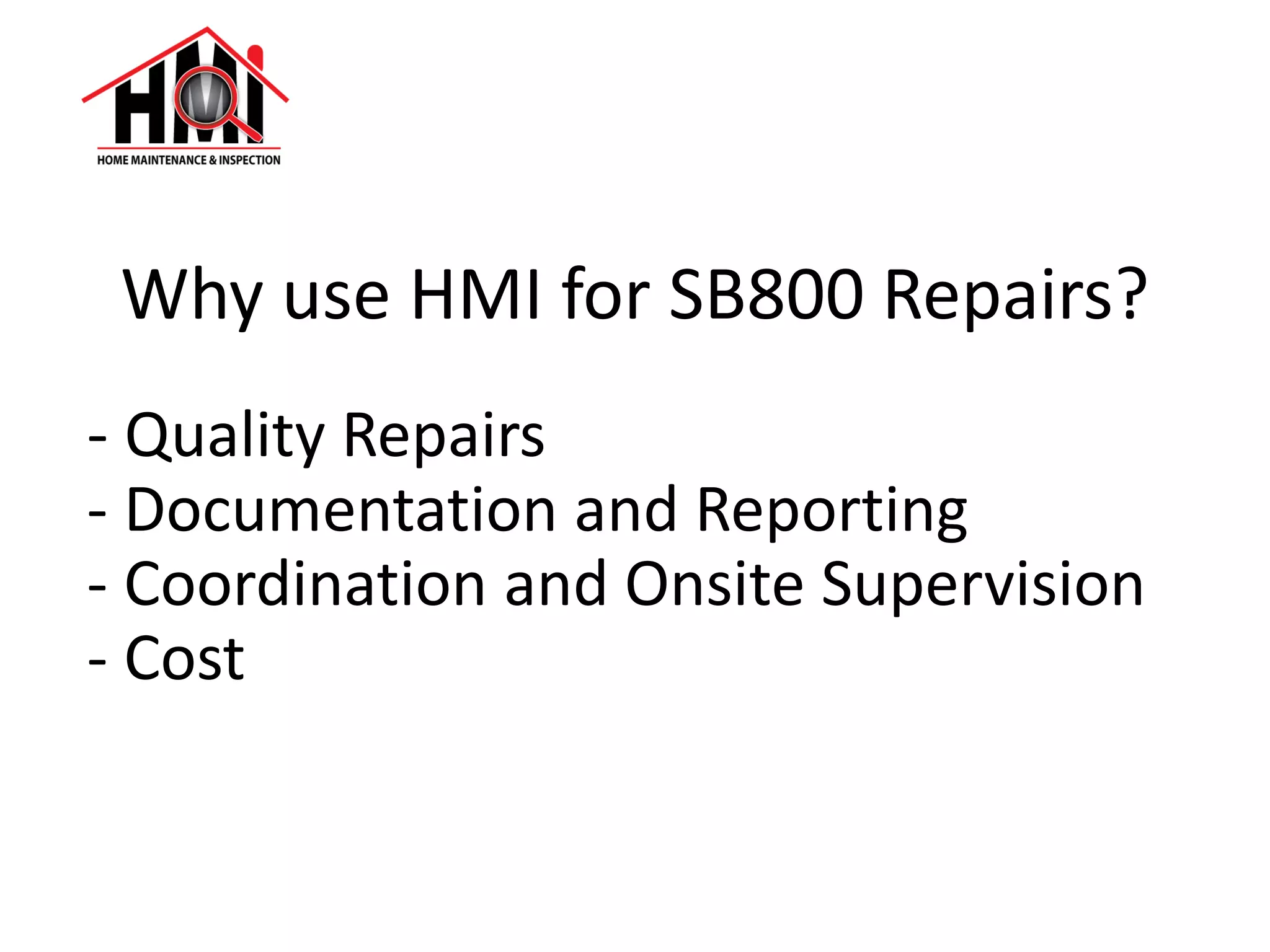 HMI SB800 Presentation-3 | PDF | Home Insurance | Insurance