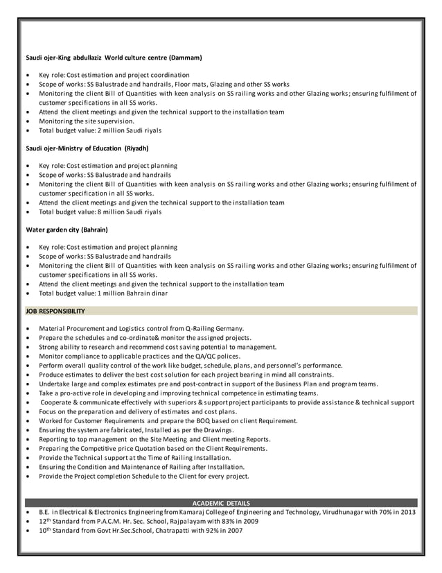 Resume-Estimation | DOCX