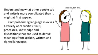 Language comprehension and curriculum ppt | PPT