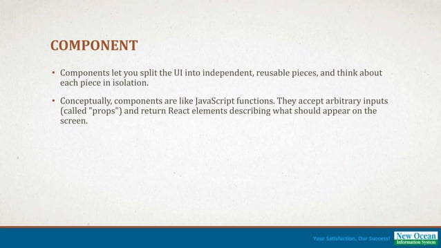 [Final] ReactJS presentation | PPTX