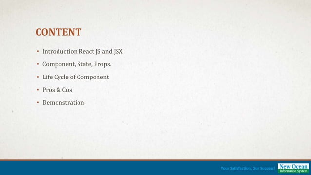 [Final] ReactJS presentation | PPTX