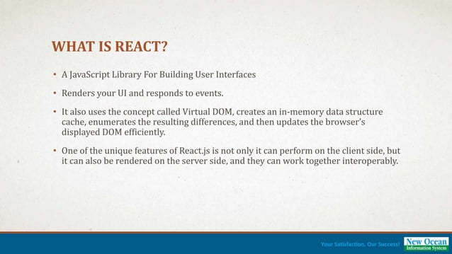 [Final] ReactJS presentation | PPTX