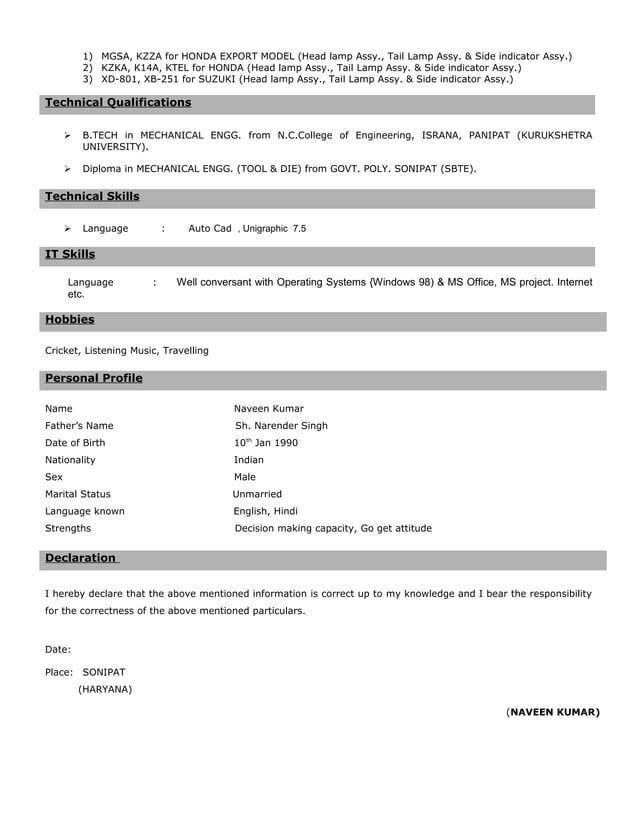 new product development cv | DOC