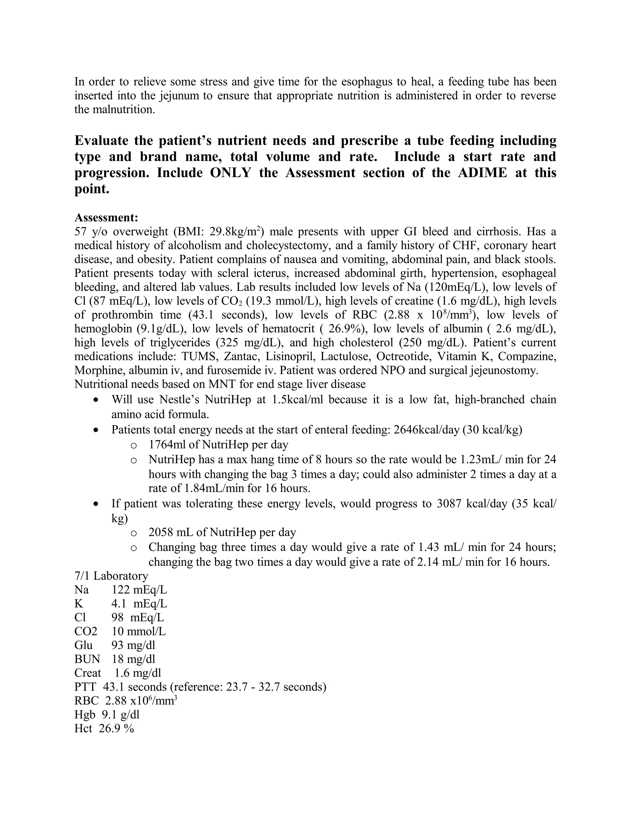 liver disease case study | DOC