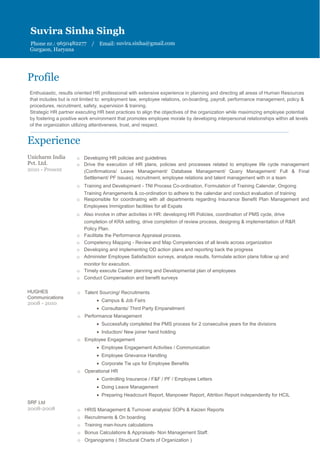 Suvira Sinha Singh | DOC