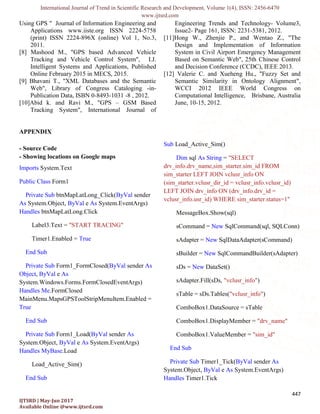 Design and Implementation for Trucks Tracking System Using GPS Based on Semantic Web | PDF
