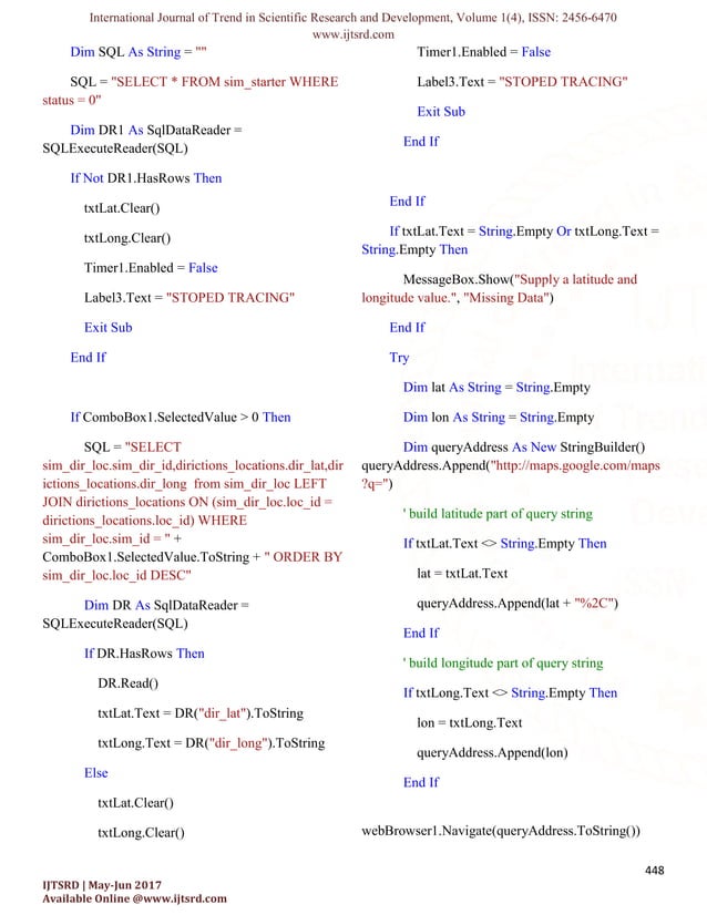 Design and Implementation for Trucks Tracking System Using GPS Based on Semantic Web | PDF