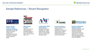 Weidenhammer Commercial Division Overview | PPTX | Cloud Computing ...