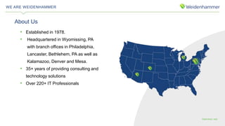Weidenhammer Commercial Division Overview | PPTX | Cloud Computing ...
