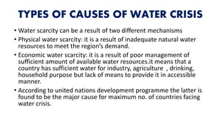 water scarcity | PPTX