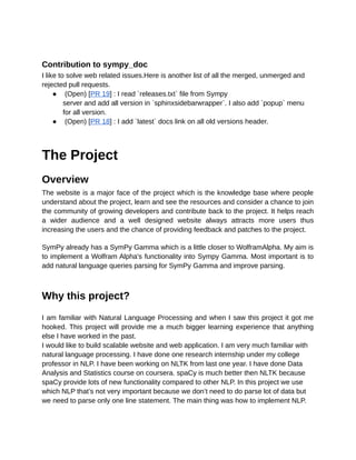 My-Selected-Project-Proposal | PDF | Web Development | Internet
