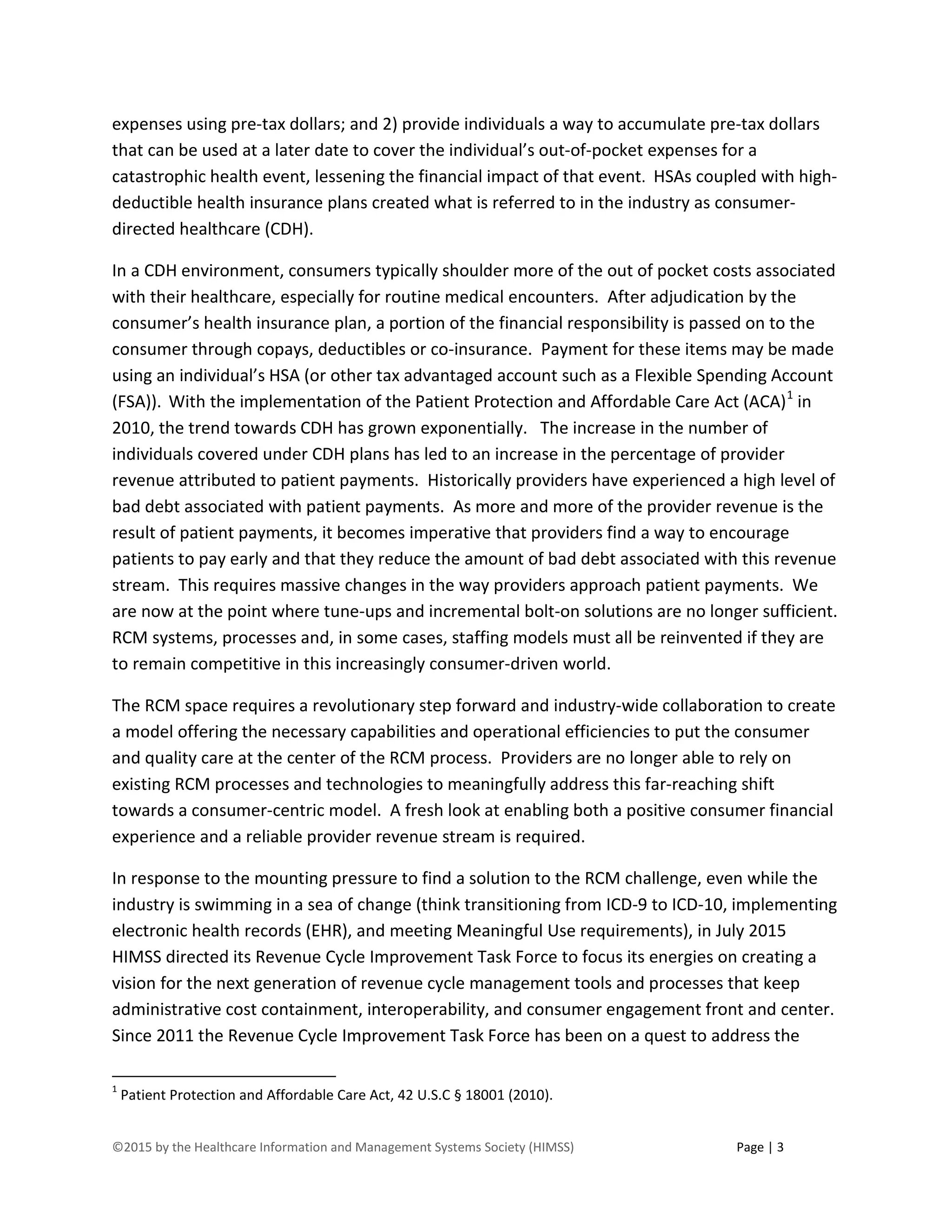 Rethinking Revenue Cycle Management_April 2015 | PDF