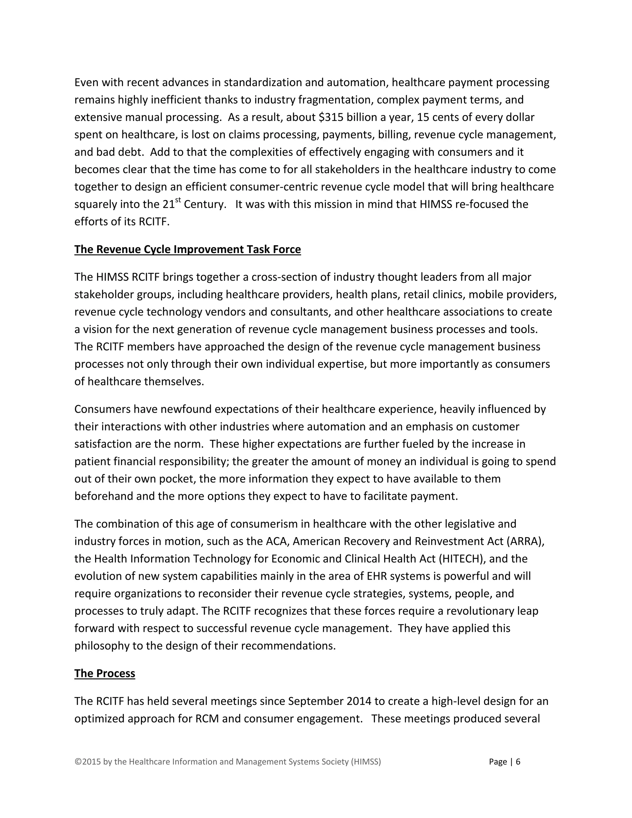 Rethinking Revenue Cycle Management_April 2015 | PDF