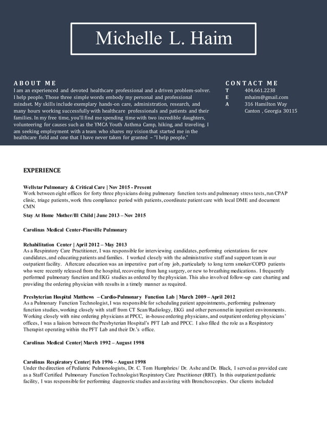 CV - - MICHELLEHAIMREVISION3.0 | DOCX