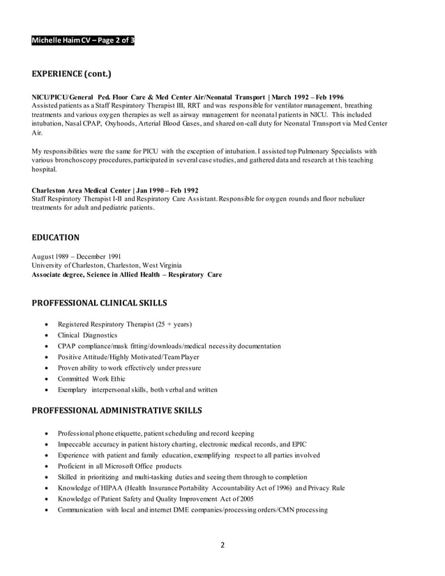 CV - - MICHELLEHAIMREVISION3.0 | DOCX