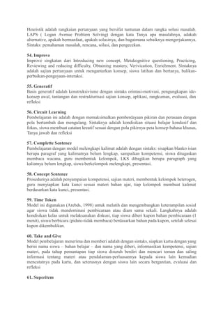 65 model pembelajaran | PDF