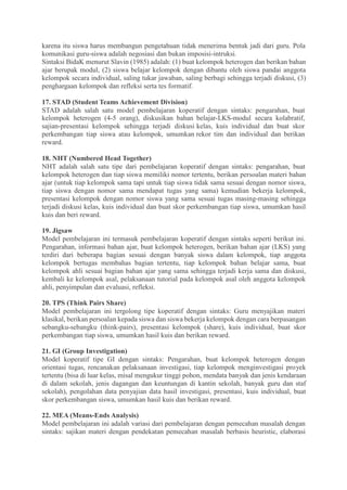 65 model pembelajaran | PDF