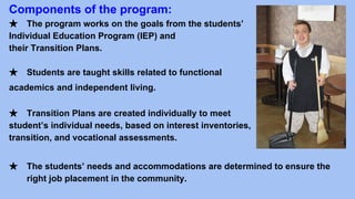 Special Education Transition Program Presentation | PDF | Vocational ...