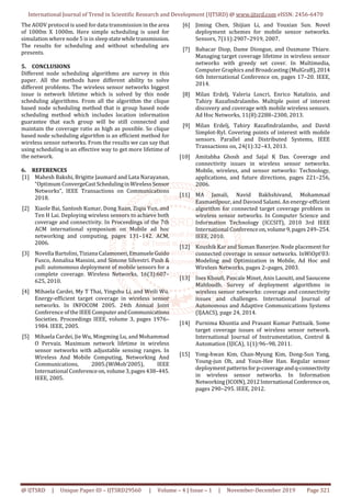 Sensors Scheduling in Wireless Sensor Networks: An Assessment | PDF