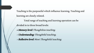 Applications of Educational Psychology in Teaching and Learning | PPTX