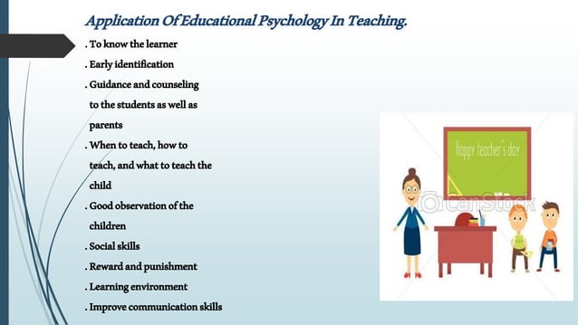 Applications of Educational Psychology in Teaching and Learning | PPTX ...