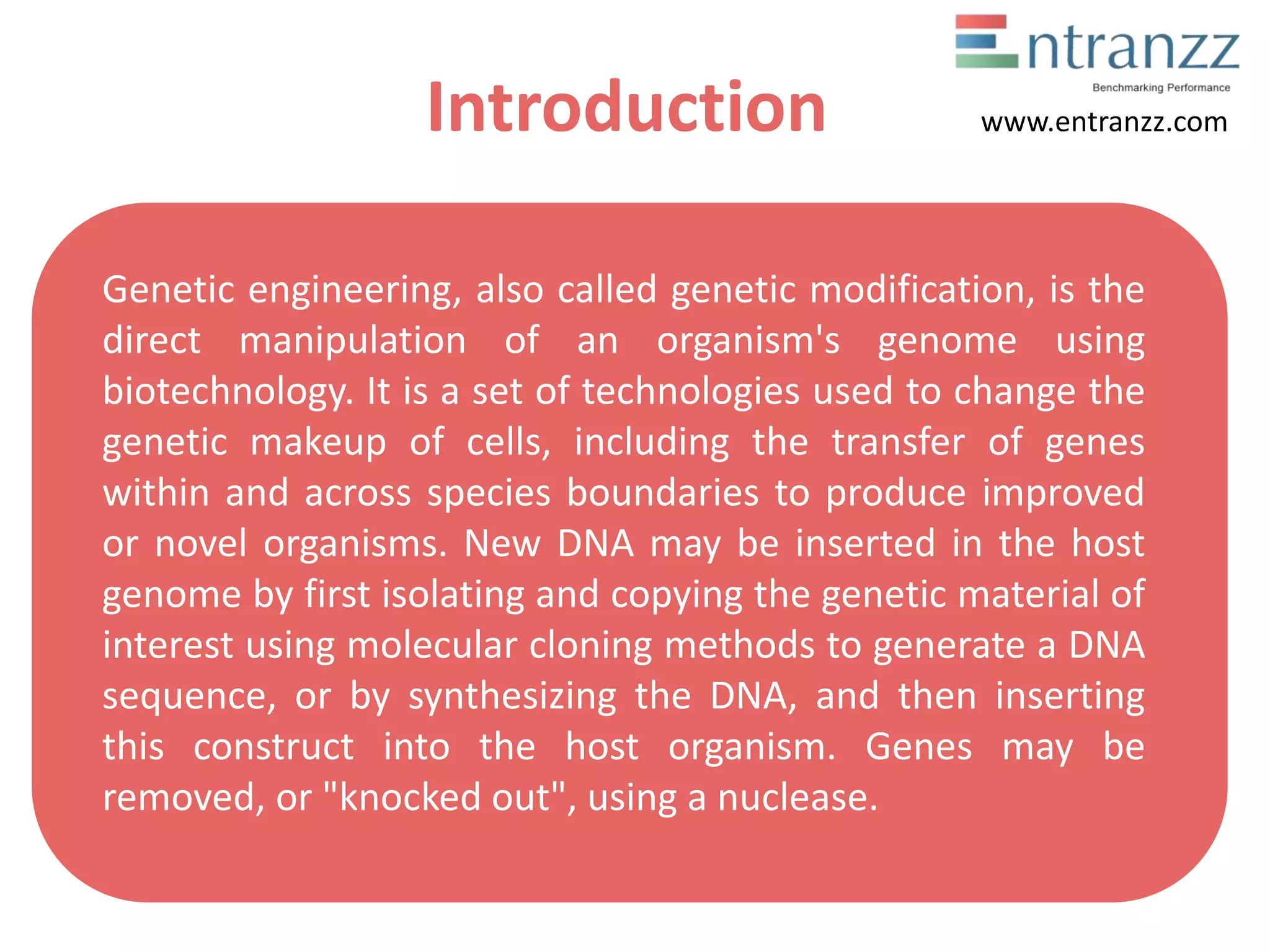 66.careers in genetic engineering | PPTX | Genetics | Science