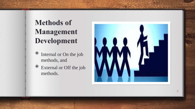 Methods of Management Development | PPTX | Business | Business and Finance