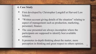 Methods of Management Development | PPT