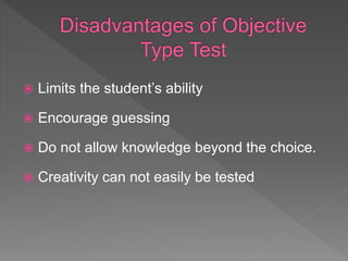 Subjective and Objective Test | PPTX