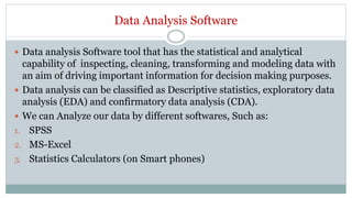 Computer Assisted Data Analysis (Hands-on Practice) | PPT