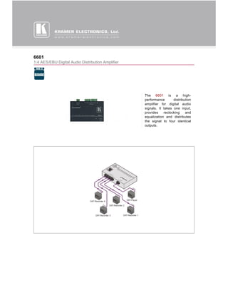 Kramer 6601 | PDF