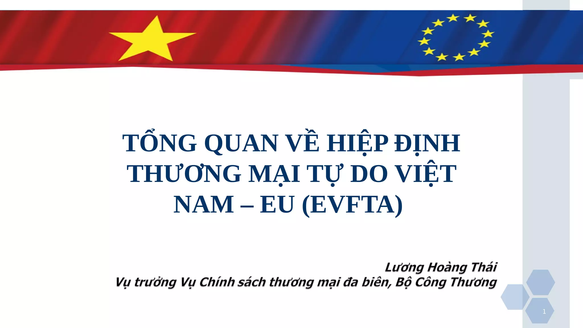 BAI GIANG TỔNG QUAN VỀ HIỆP ĐỊNH THƯƠNG MẠI TỰ DO VIỆT NAM – EU (EVFTA) | PDF
