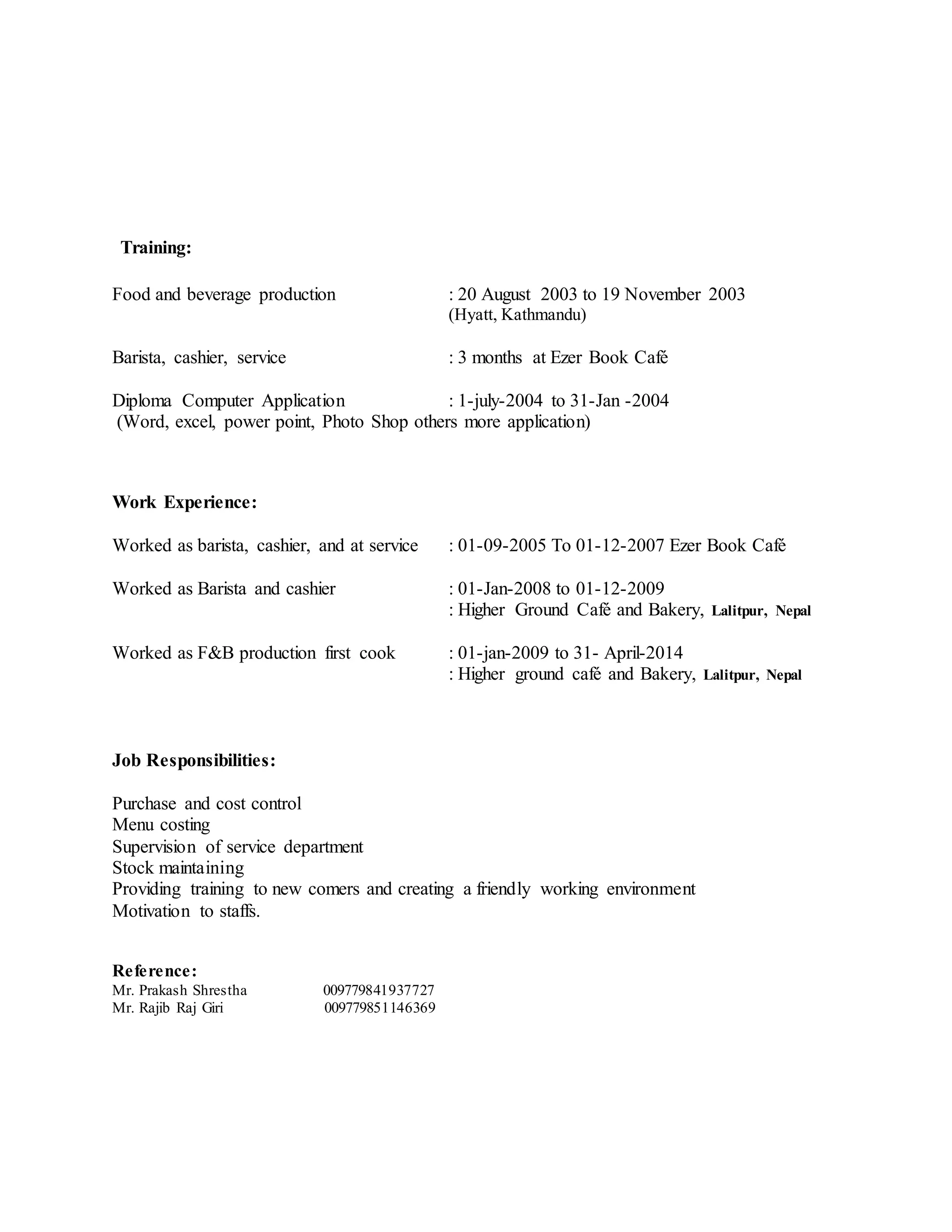 Curriculum vita prabin | PDF