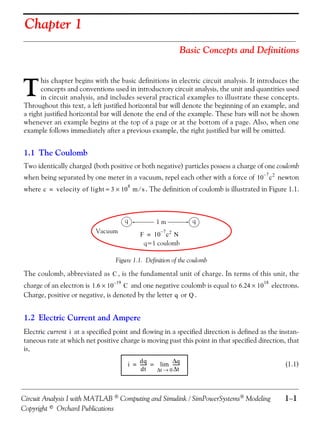 Circuit analysis i with matlab computing and simulink sim powersystems modeling | PDF | Physics ...