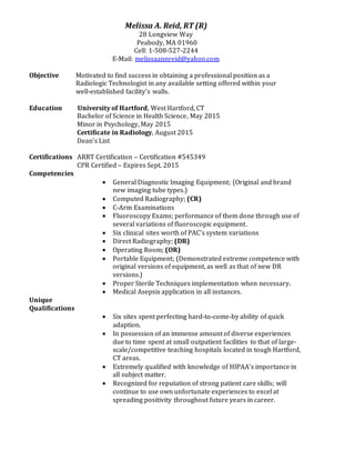 Melissa Reid - Final Resume | DOCX
