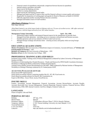 CV Kamran - PDF 9-12-14 | PDF